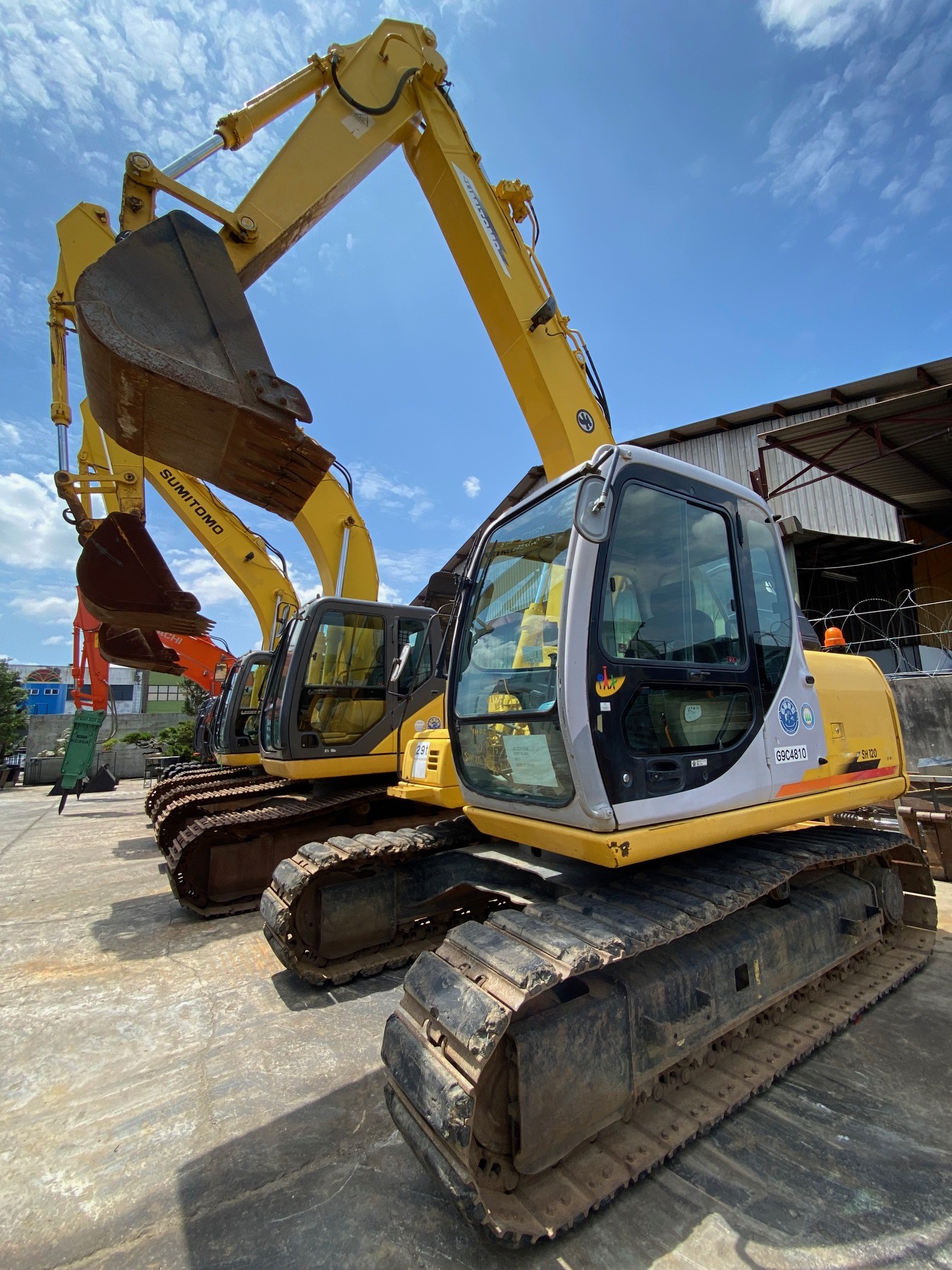 Imported Japan Sumitomo SH120-3 Excavator For Sale