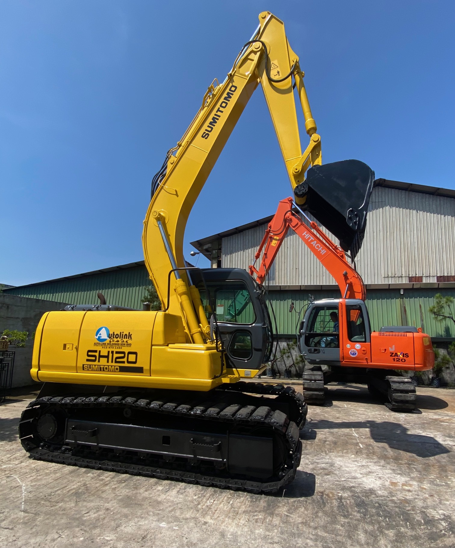 Reconditioned Excavator, SUMITOMO SH120-3, 12ton - Malaysia